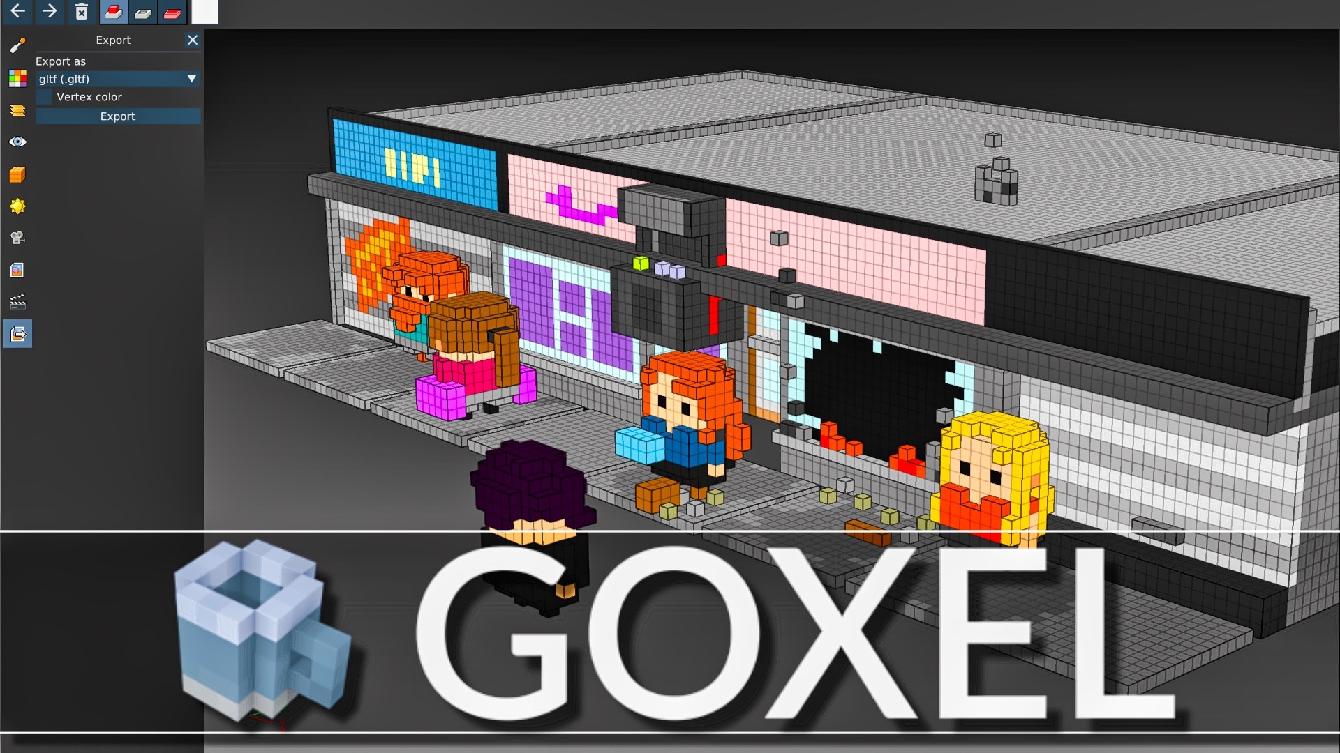GOXEL - Open Source Voxel Application – GameFromScratch.com