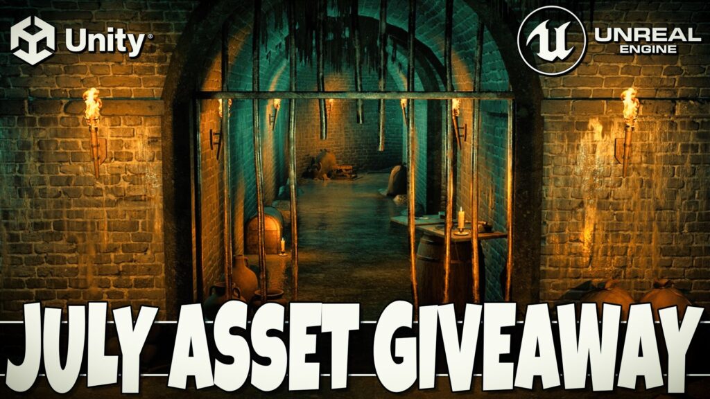 Unreal Engine Epic Games Fab Marketplace Asset giveaway for UE and Unity get free gamedev assets before July 29th.