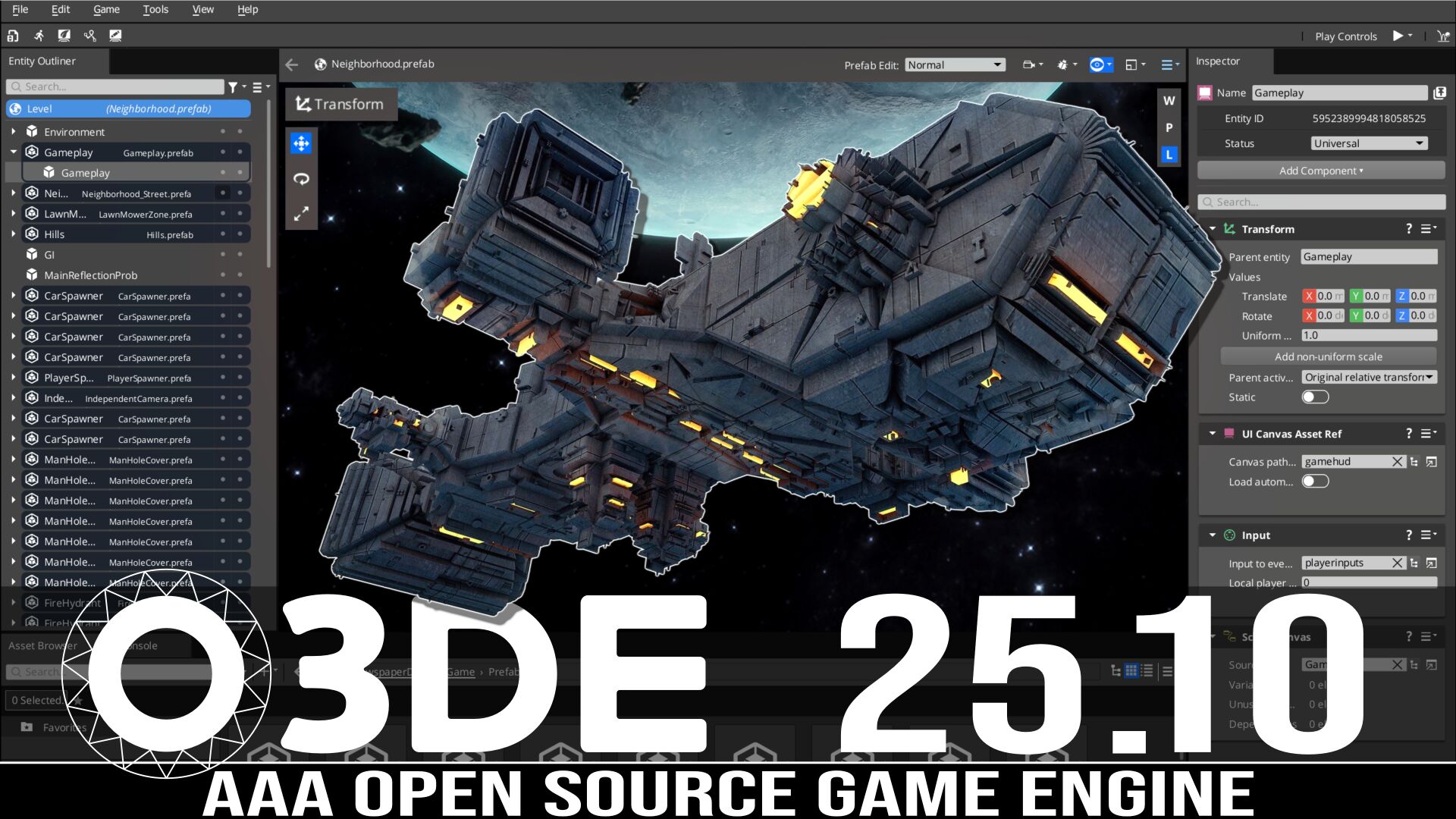 O3DE 25.10 Released – GameFromScratch.com