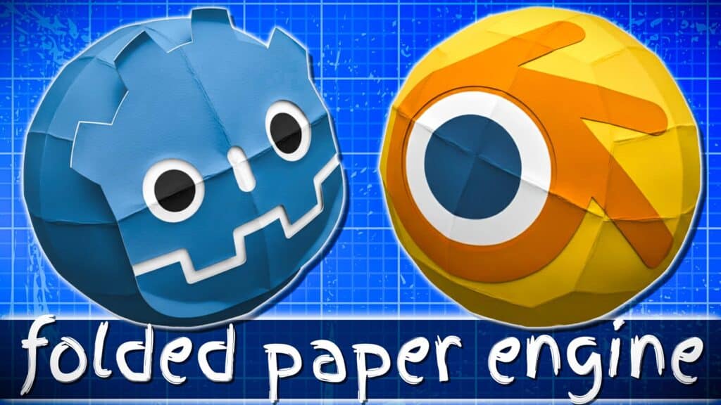 Folded Paper Engine - Blender to Godot – GameFromScratch.com